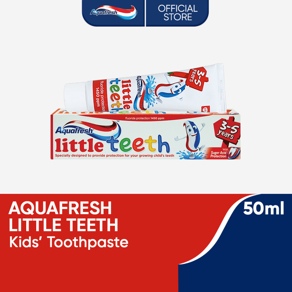 Aquafresh Little Teeth Kids' Toothpaste 50ml (3-5 Years Old) # | Lazada PH