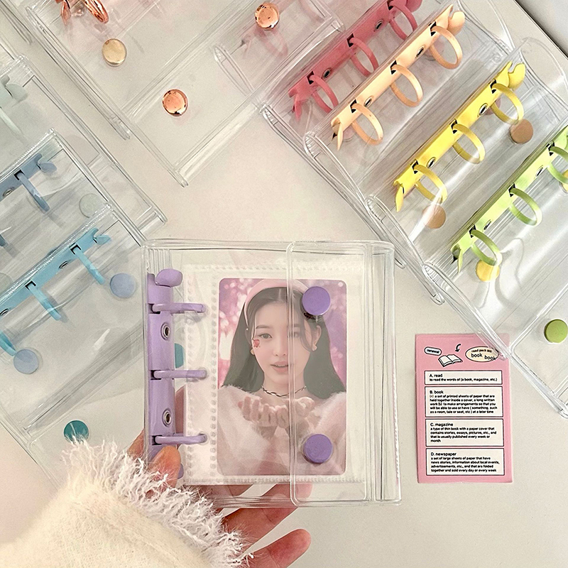 Transparent Binder Photo Album Kpop Photocard Holder Idol Card Collect ...