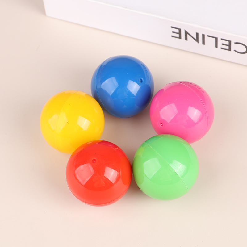 50pcs Plastic Lottery Balls Raffle Drawing Balls Hollow Openable Game ...