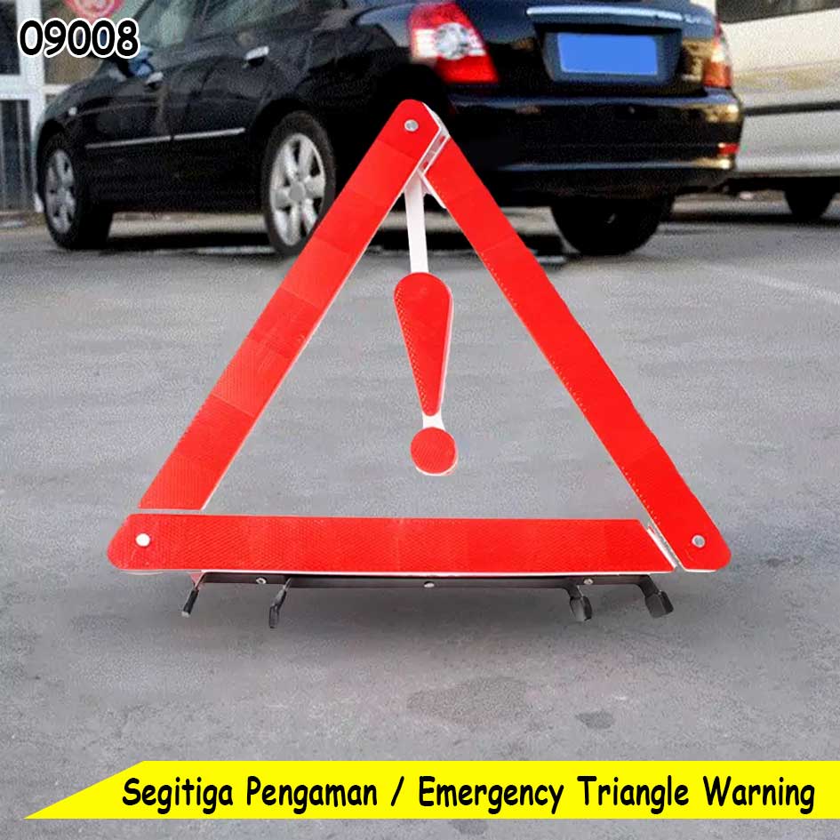 Segitiga Pengaman Reflektor Mobil Rambu Darurat Triangle Warning ...