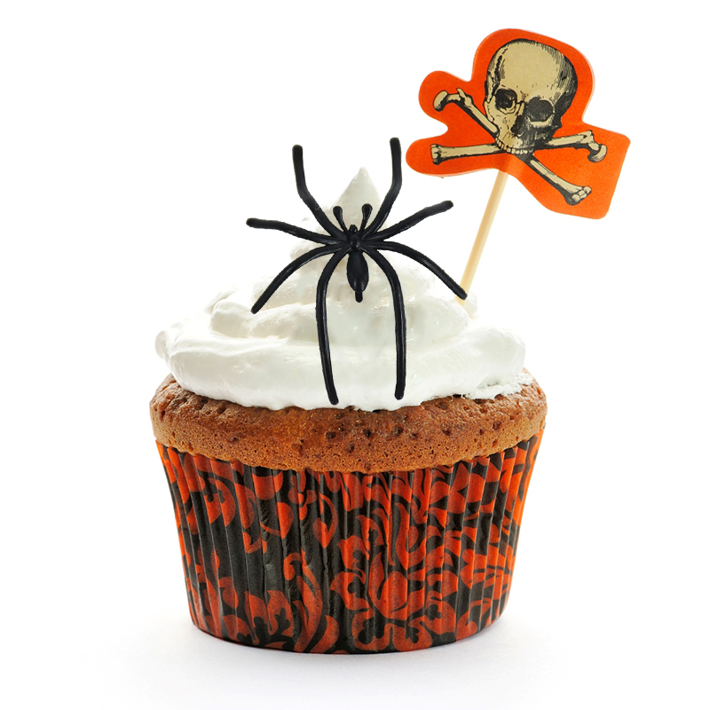 20/50pcs Simulation Plastic Spider Ring Kids Toy Halloween Prank Props ...