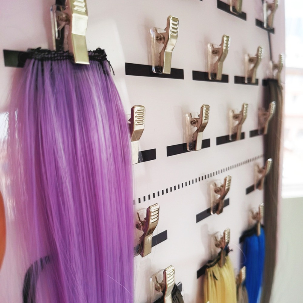 Hair Tool Acrylic Tape in Placement Board Hair Dye Plate Holder Stand ...