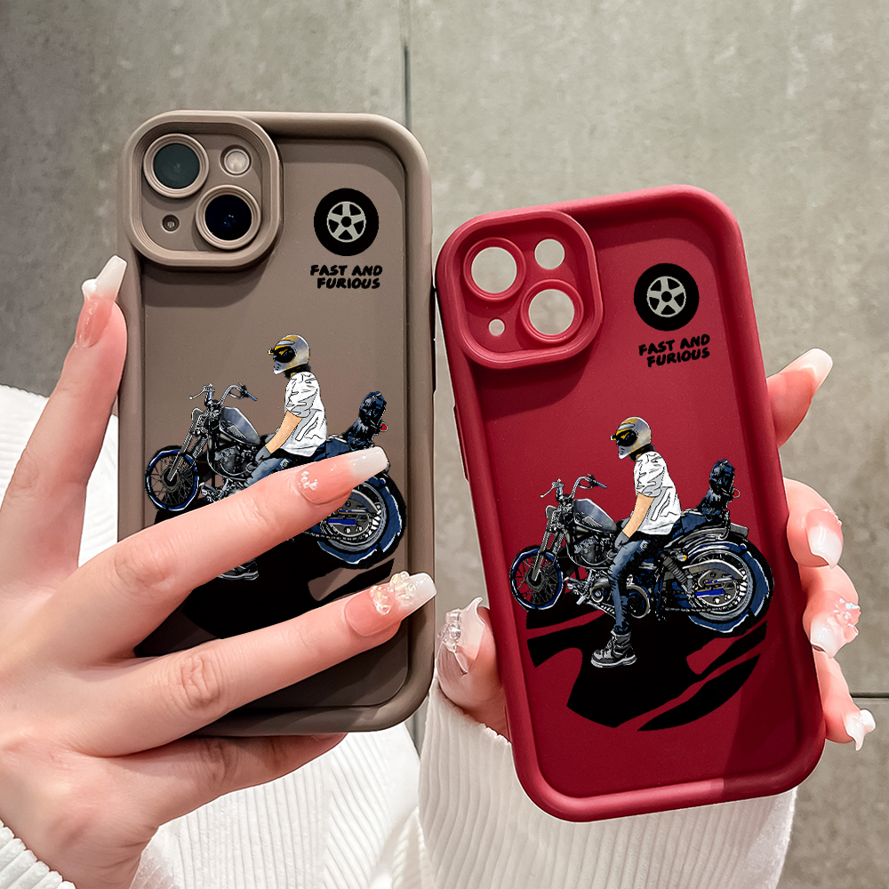 ZeroQiQi for Redmi K30 Ultra Back Cover Cool Motorcycle Soft Rubber ...