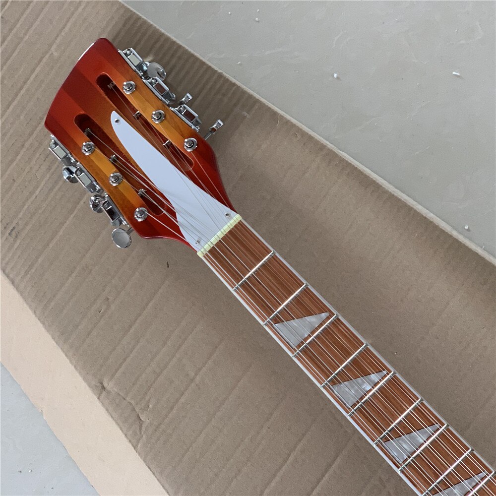 Classic Hand Made 381 Rickenbacker 12 Strings Electric Guitar Flame ...