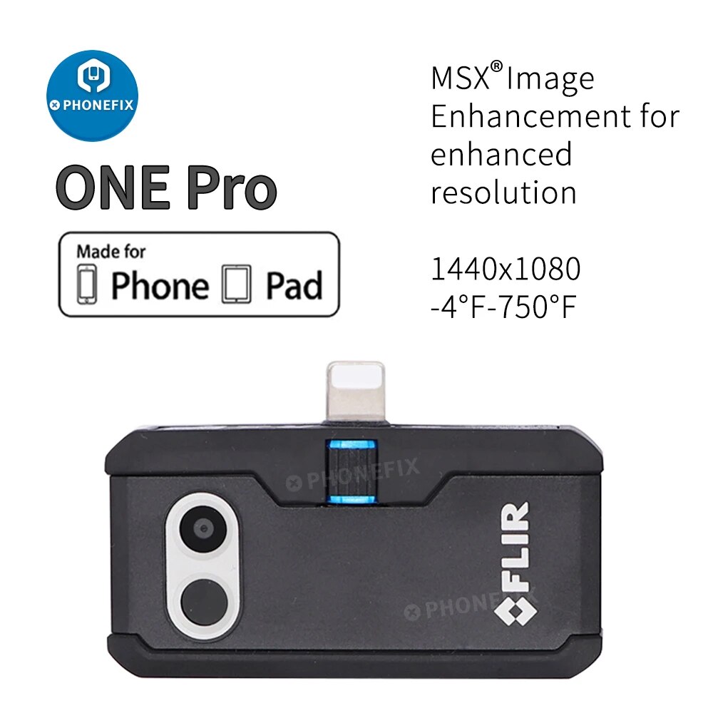 FLIR ONE PRO Mobile Phone Infrared Thermal Camera for iPhone Repair PCB ...