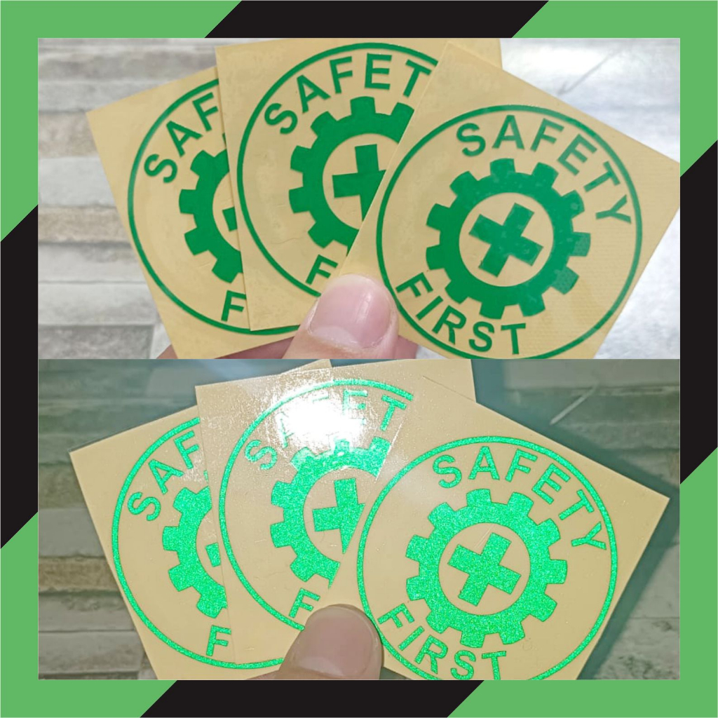 Stiker Helm Proyek Logo K3 Safety First Model Lingkaran | Lazada Indonesia