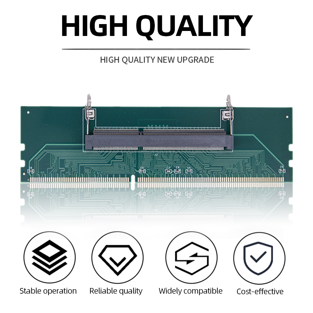 So-Dimm To Pc Dimm Ddr3 Ddr4 Ddr5 Lap To Desk Memory Ram Connector ...