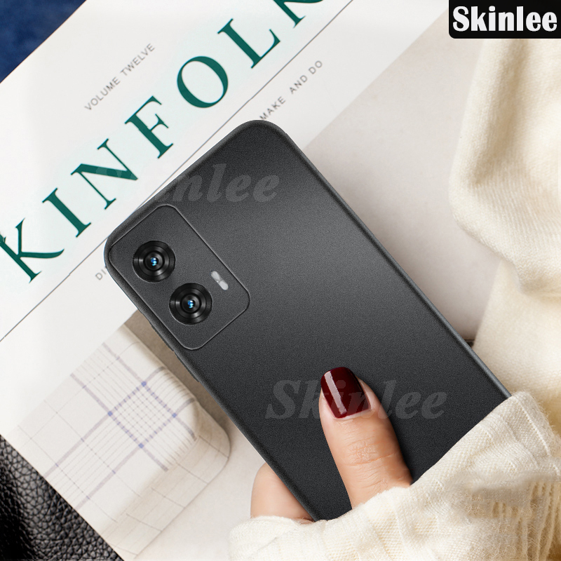 Phone case For Motorola Moto G85 Back cover Matte Silicone Super Scrub ...