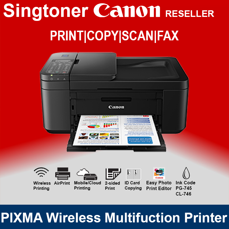 [Local Warrnay] Canon PIXMA TR4670S Wireless Office All-In-One with Fax ...