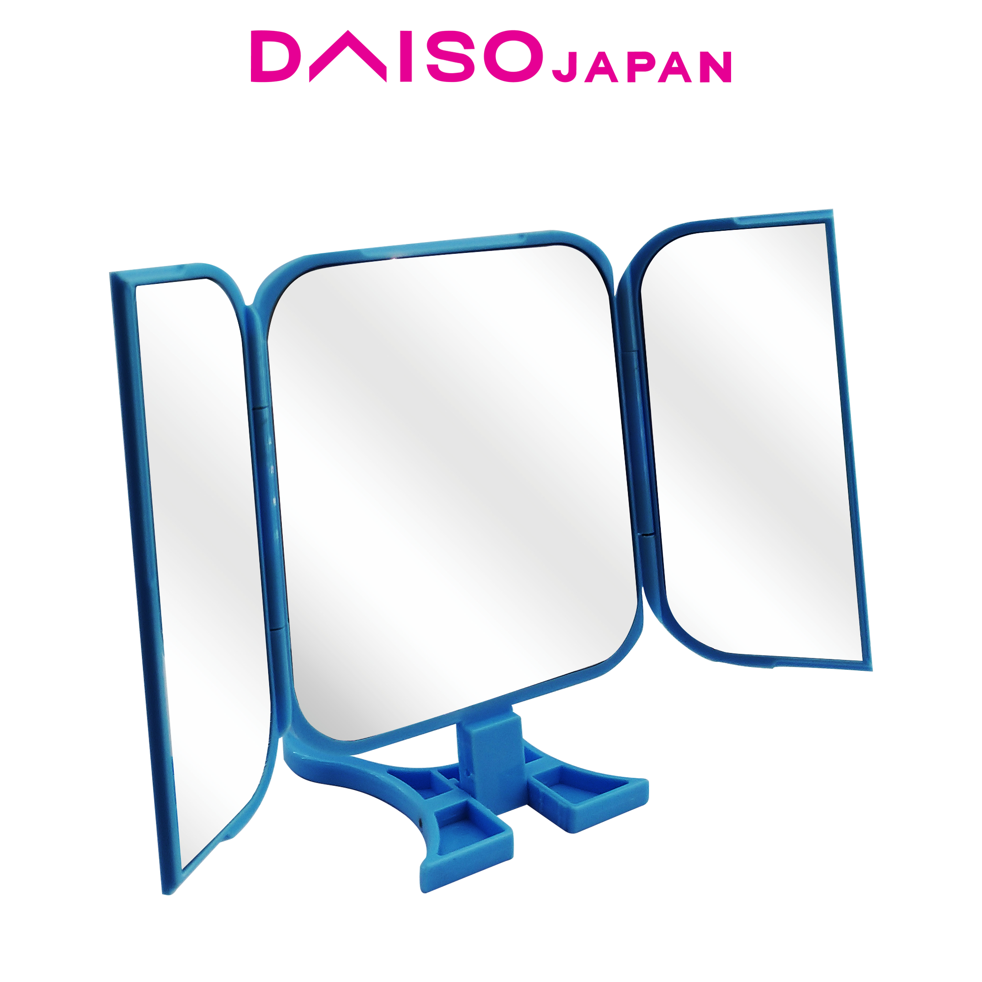 Daiso Purple 3-Panel Hand Mirror | Lazada PH