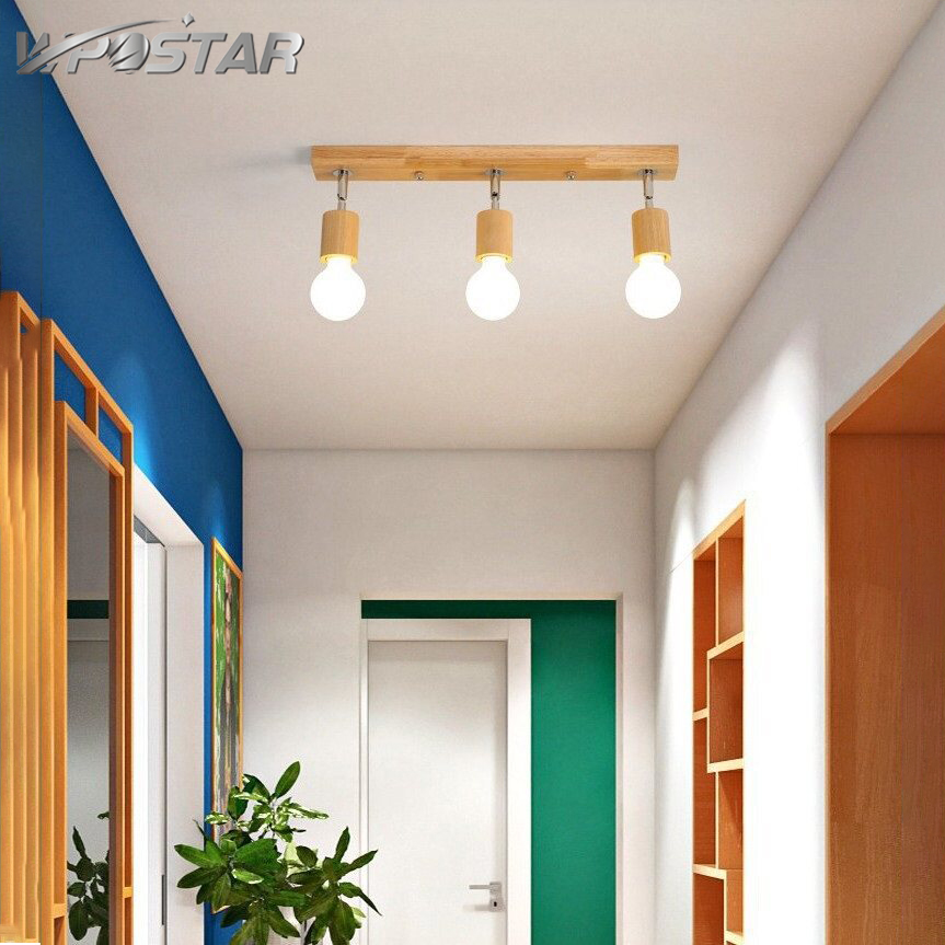 Nordic timber track light modern creative personality simple surface ...