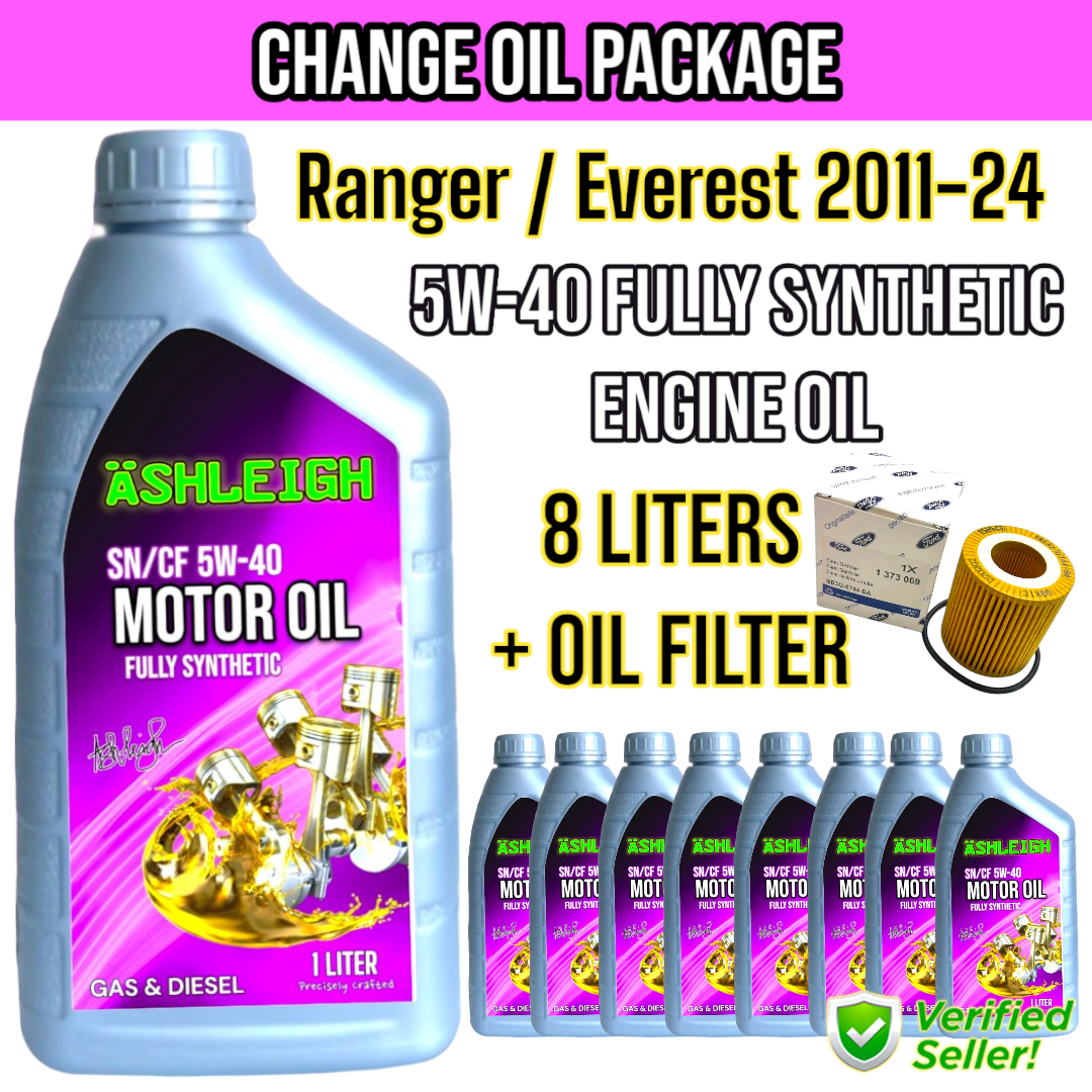 5w-40 Fully Synthetic Engine Oil 8L with Oil Filter Ford Ranger ...