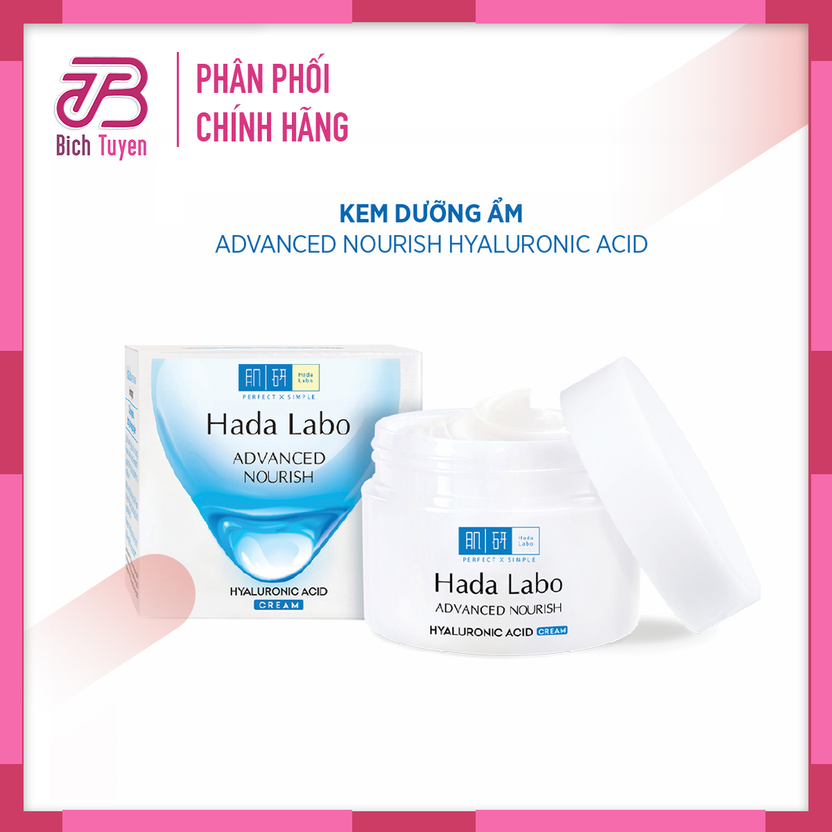 Kem Dưỡng Ẩm Hada Labo Advanced Nourish Hyaluron Cream 50g - Kem Dưỡng Ẩm Tối Ưu Hadalabo - Kem ...