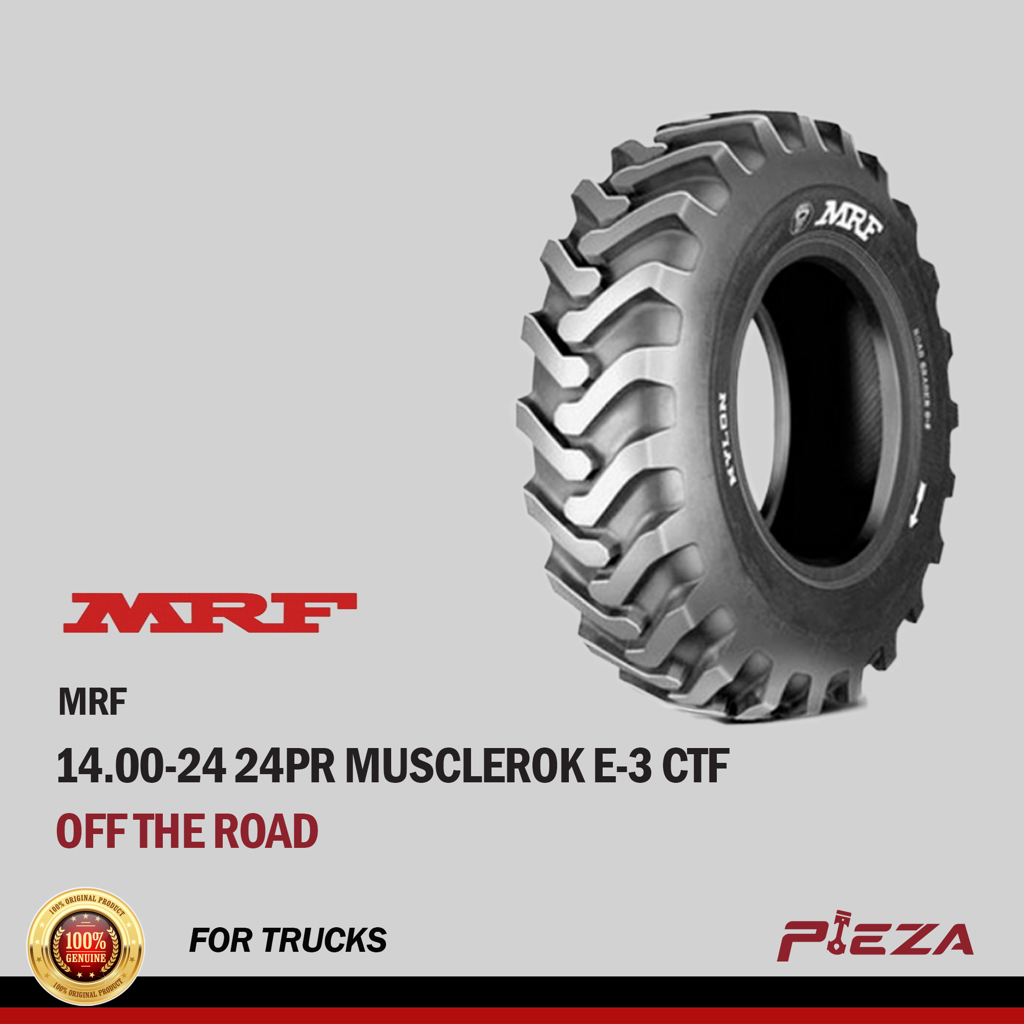 MRF Off The Road 14.00-24 24PR Musclerok E-3 CTF | Lazada PH