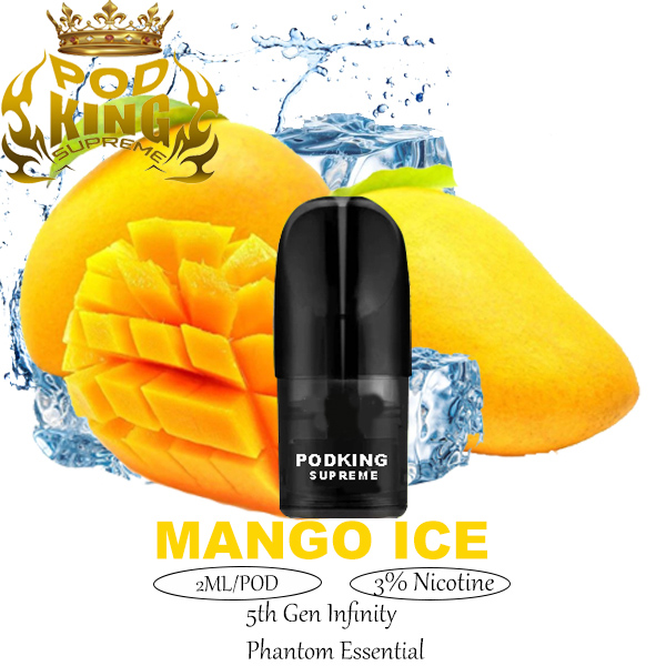 LEGIT POD KING SUPREME RELX 5TH GEN INFINITY PHANTOM (MANGO ICE) SINGLE ...