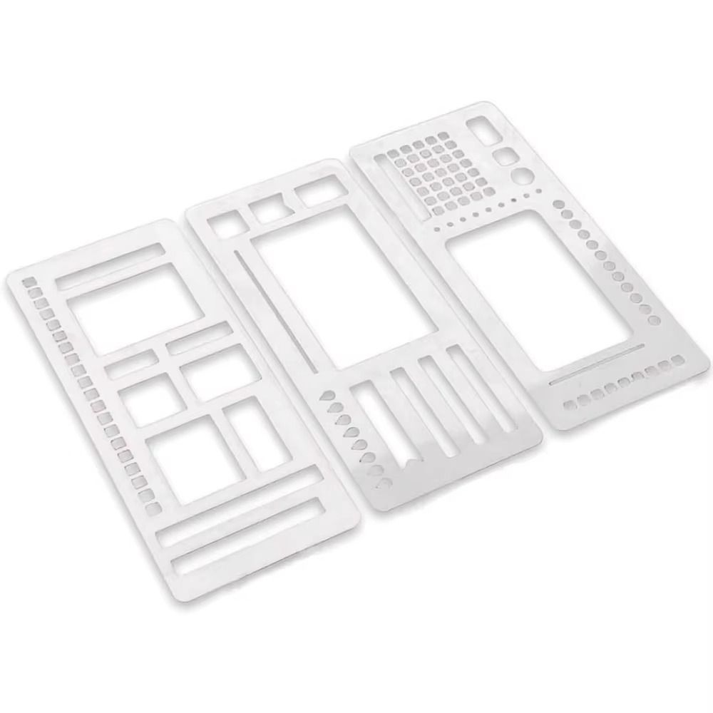 Creative Dot Grid Flexible Record Template Multifunctional Stencils ...