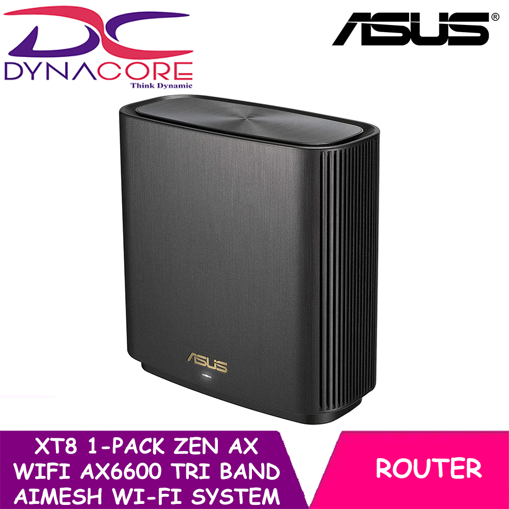 DYNACORE - ASUS XT8 1-Pack ZEN AX WIFI AX6600 Tri Band AiMesh Wi-Fi ...