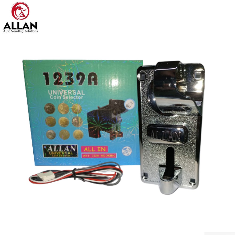 Allan Multi Coinslot 1238A / 1239A Universal Coin selector / All IN ...