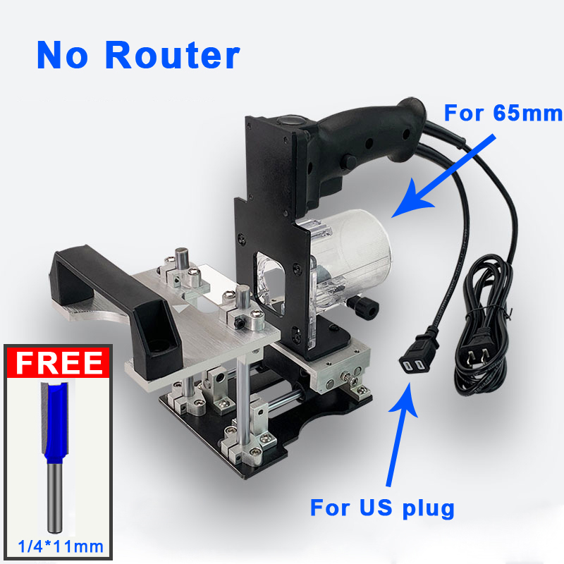 Portable Invisible Connector Slotting Machine Side 2 In 1 Punching ...