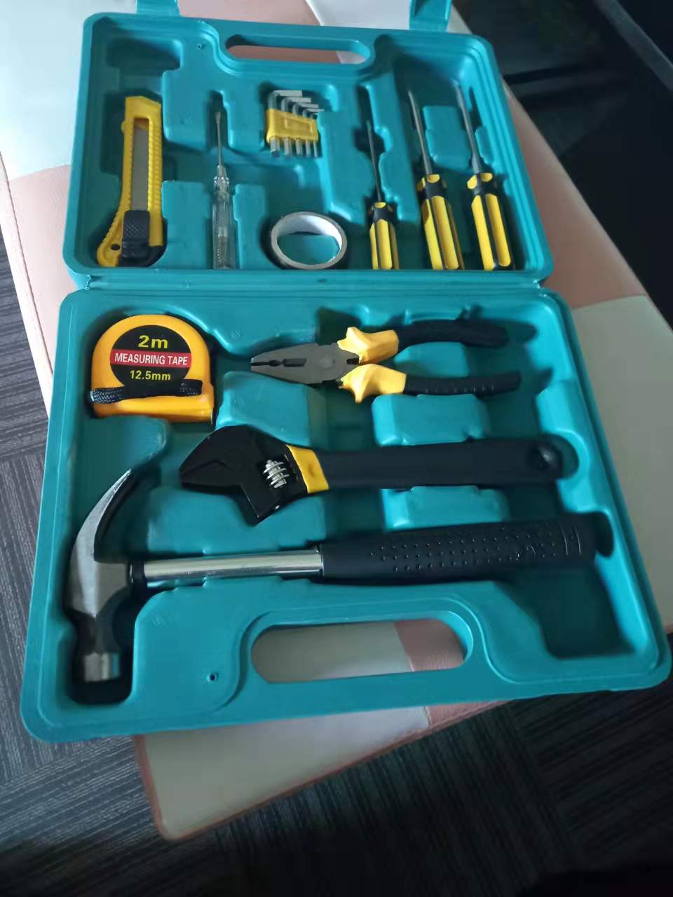 16pcs Professional Hardware Tools Set Accessory Repair Home Tool-Box ...