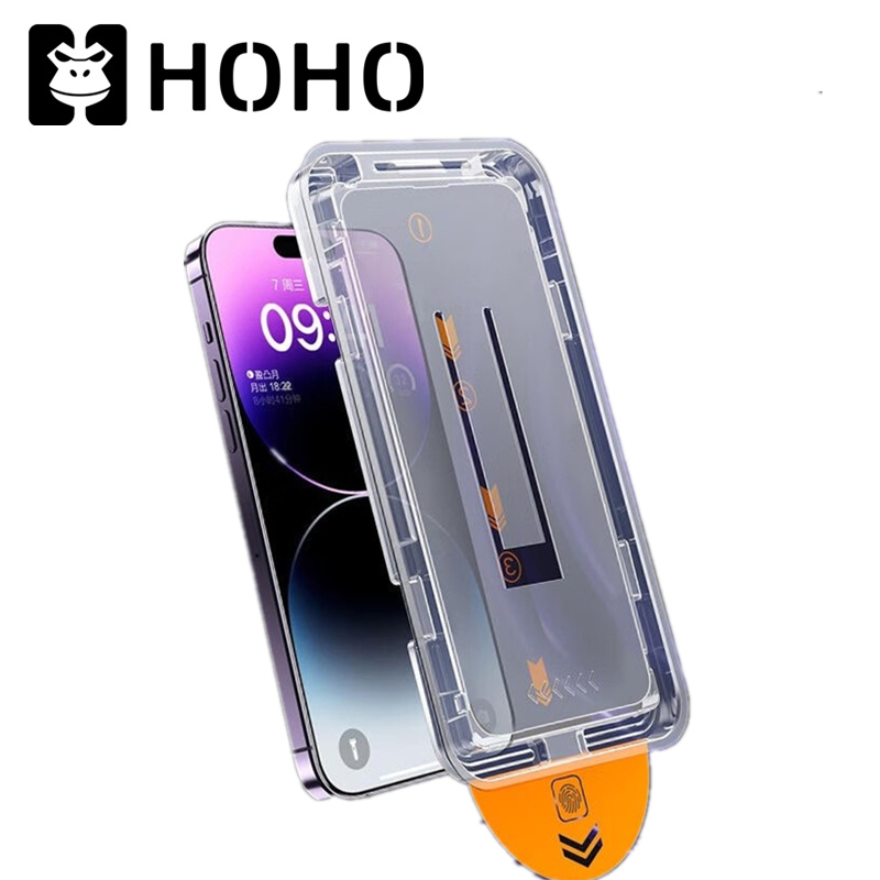 HOHOฟิล์มกระจก กันรอย ใช้สำหรับ iPhone 15 X XR XS Max 11 12 13 14 15 Pro Max Plus ฟิล์มกระจก ...
