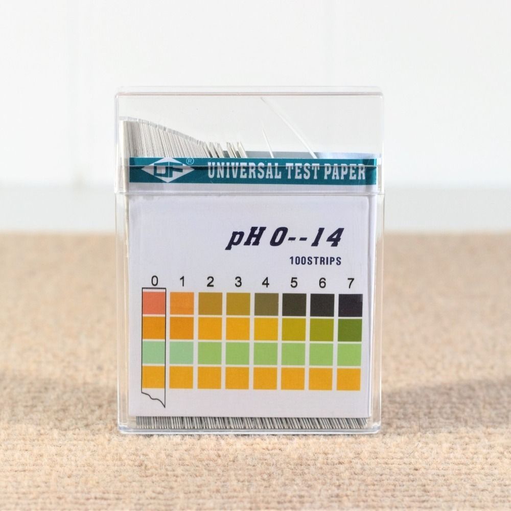 100 Strips Multi-purpose PH Value 0-14 PH Test Paper Measurement ...