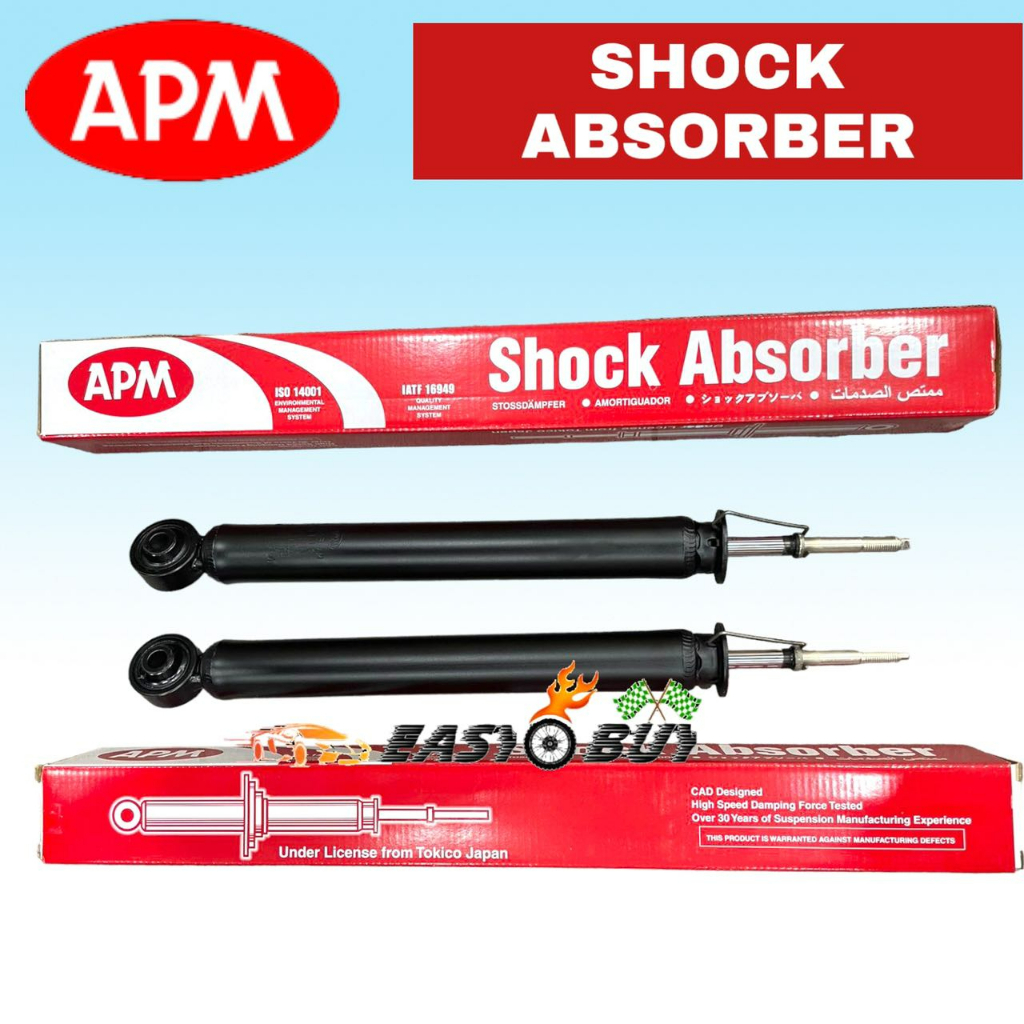 100% ORIGINAL APM GAS SHOCK ABSORBER REAR BELAKANG - PERODUA BEZZA 2016 ...