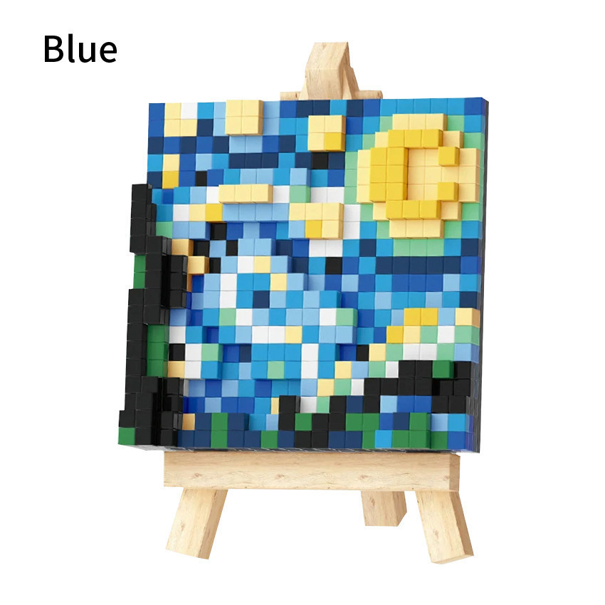 Oil Painting Art Model The Starry Night/The Great Wave off Kanagawa ...