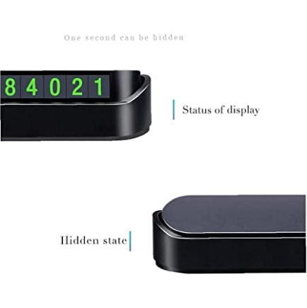High Quality Luminous Car Phone Number Display Temporary Car Parking ...