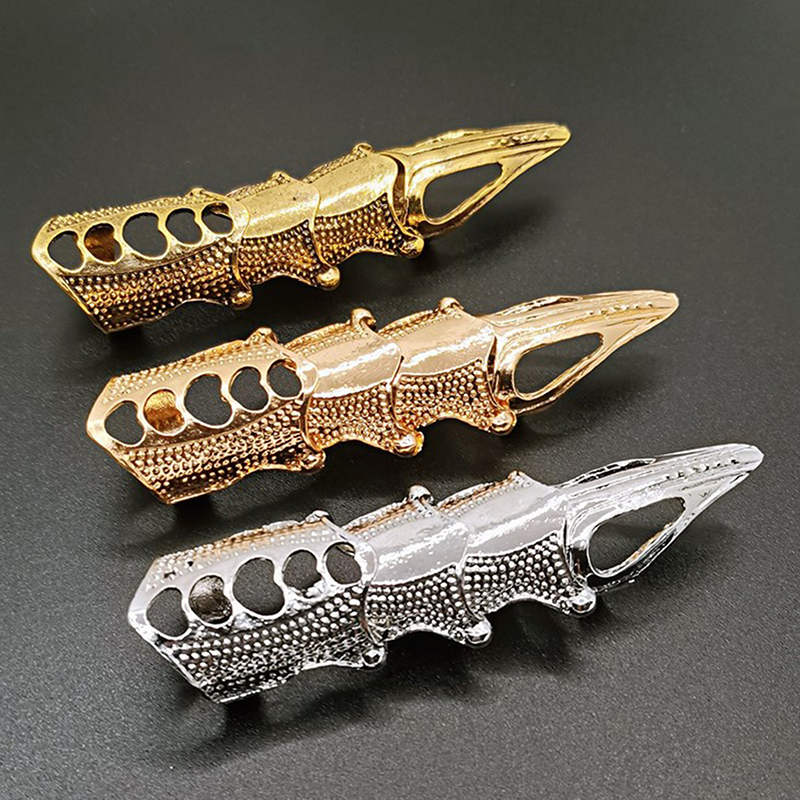 Knuckle Armor Metal Punk Unisex Finger Rings Jewelry Prop Accessories ...
