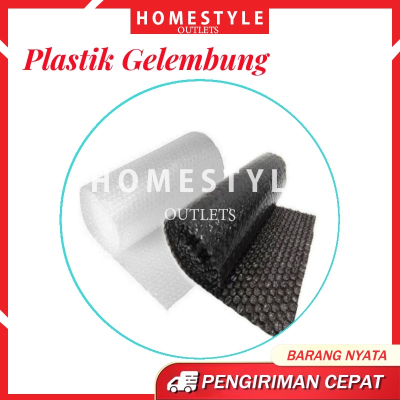 PACKING +++ BUBBLE WARP METER HITAM BENING PUTIH SUSU TEBAL | Lazada ...