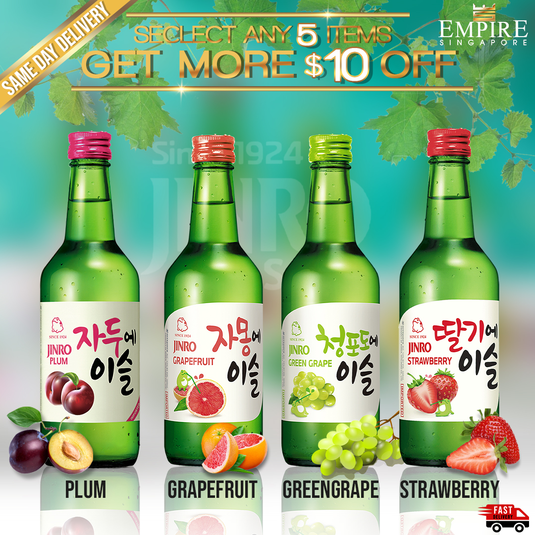 JINRO SOJU MIX & MATCH - 20 Bottles x 360 ML | Lazada Singapore