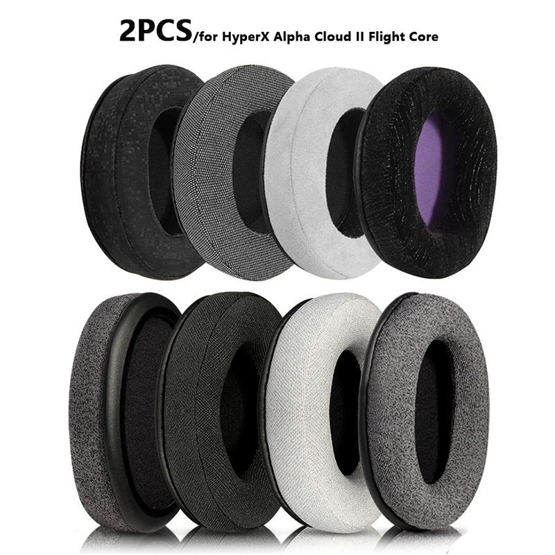 Replacement Skin-Friendly Cloth Leather Earpads For HyperX Alpha Cloud ...