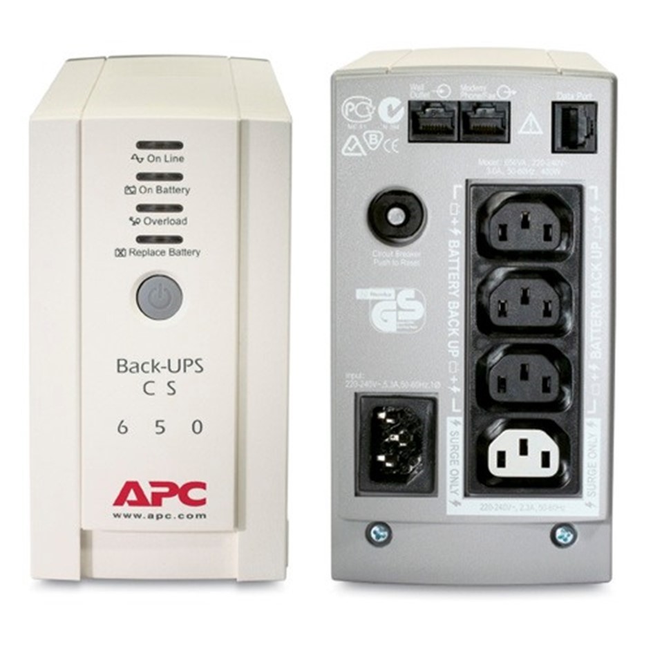 APC BK650-AS Back UPS CS650 VA650 230V 2Years Local Warranty | Lazada ...