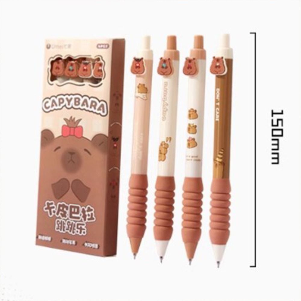 Stationery Kawaii Capybara Gel Pen Cartoon 0.5mm Erasable Pen ST Nib ...