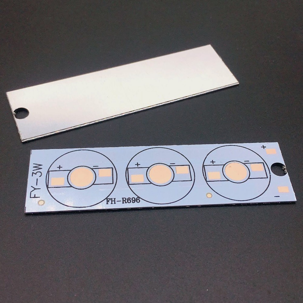 【GlobalTrendz】3W 6W 12W Aluminium PCB Circuit Board for 3PCS 6PCS 12PCS ...