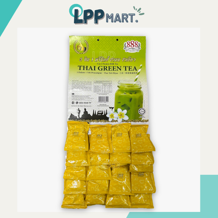 coffee ☁888 THAI GREEN TEA THAI TEA INSTANT (3 in 1) 35g x 20's☞ | Lazada