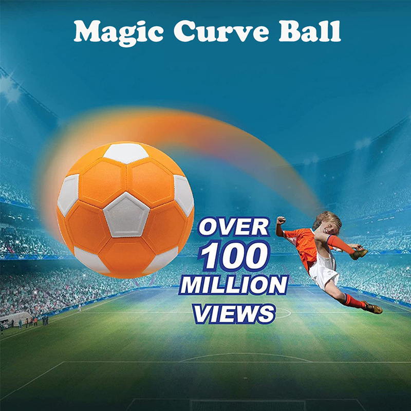 1pc Curve Swerve Soccer Ball Magic Football Toy Great Gift For Children ...