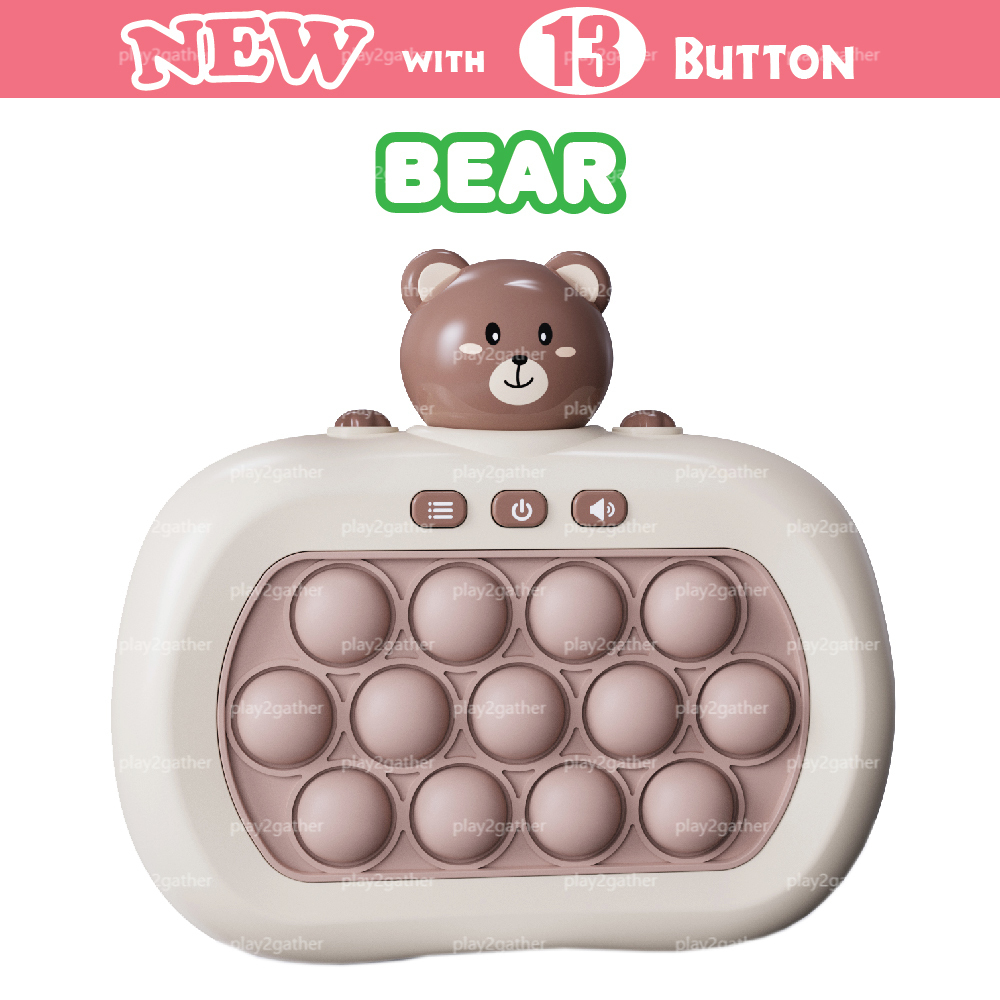 [NEW 13 POP BUTTON] Pop It Toy Speed Push Fidget Widget Game Level Up ...
