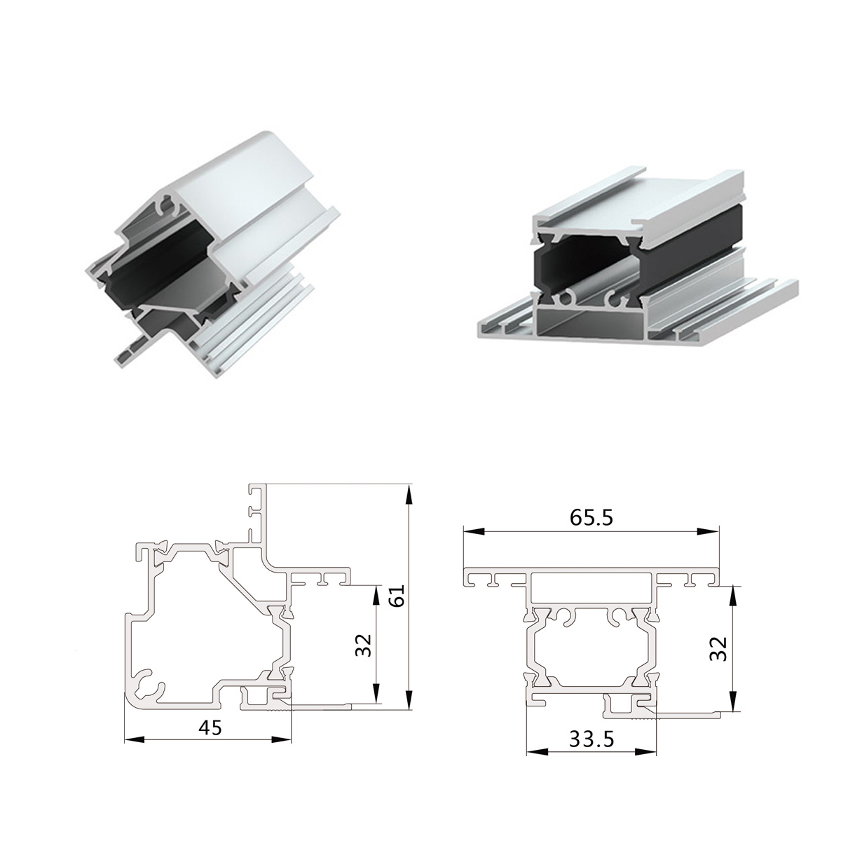 AHU insulation aluminum profile parts - Aluminum profile for HVAC ...