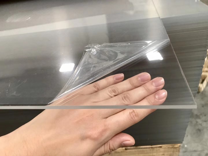 High transparent PC board, durable board, brown translucent board, PVC ...