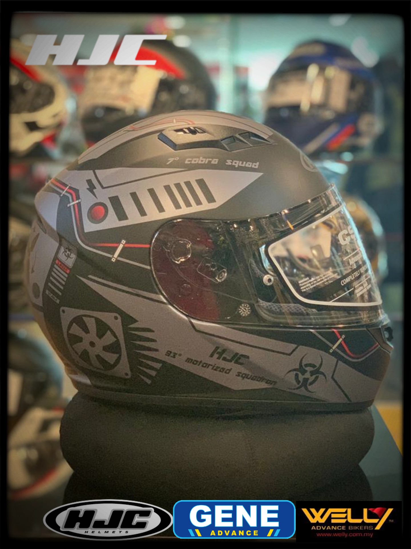 HJC CS15 Tarex MC45SF Full Face Helmet 100% Original From Authorized ...