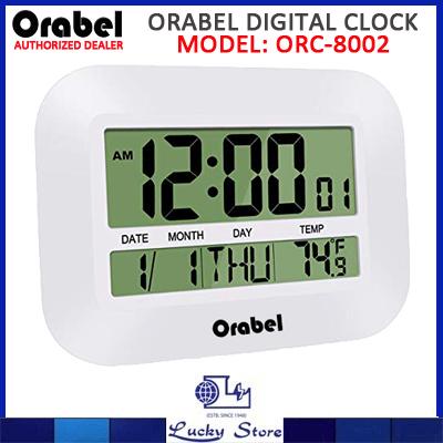 ORABEL ORC-8002 DIGITAL CLOCK WITH TEMPERATURE DISPLAY | Lazada Singapore
