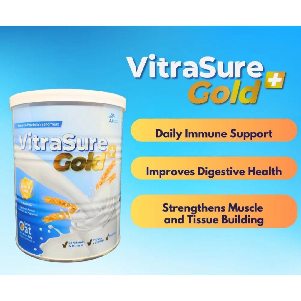 Vitrasure Gold 850g Completed Nutrition & Immune Booster (Exp: October ...
