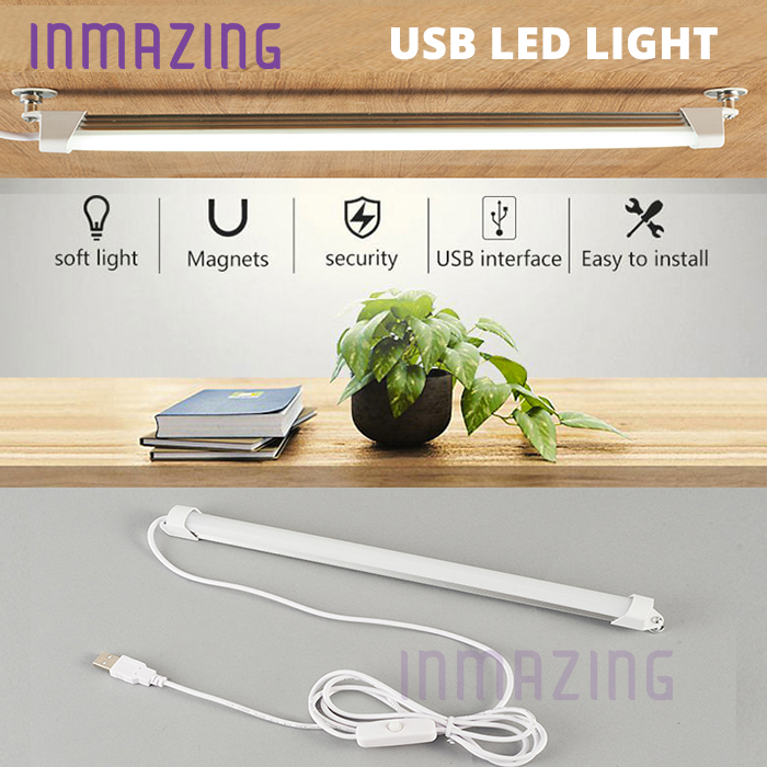 Inmazing USB Socket Portable LED Light Bar Portable Lamp 32CM Tube ...