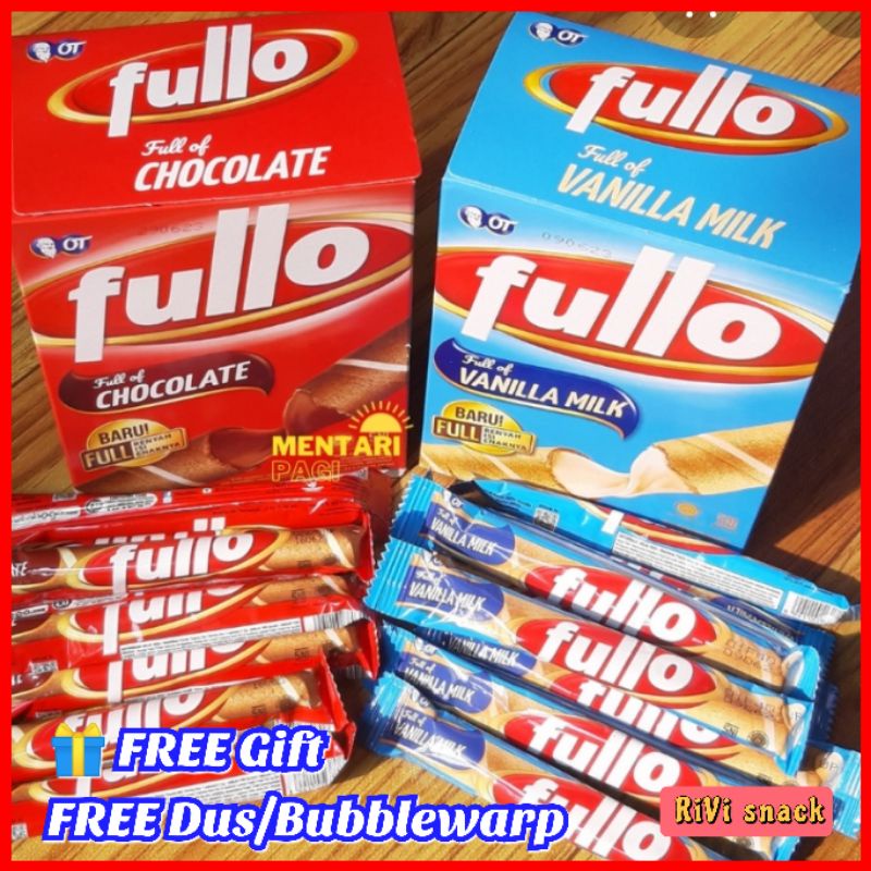 [PROMO] 5pc FULLO WAFER ROLL STICK COKLAT STRAWBERRY/ SNACK HAMPERS ...