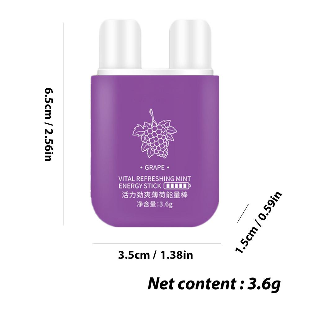 1x Double-hole Design Wake Up Stick Empty Bottle Small Nasal Tubes ...
