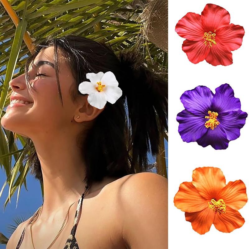 Enacolor Fashionable Flower Hair Clip Artificial Flower Clip Styling ...