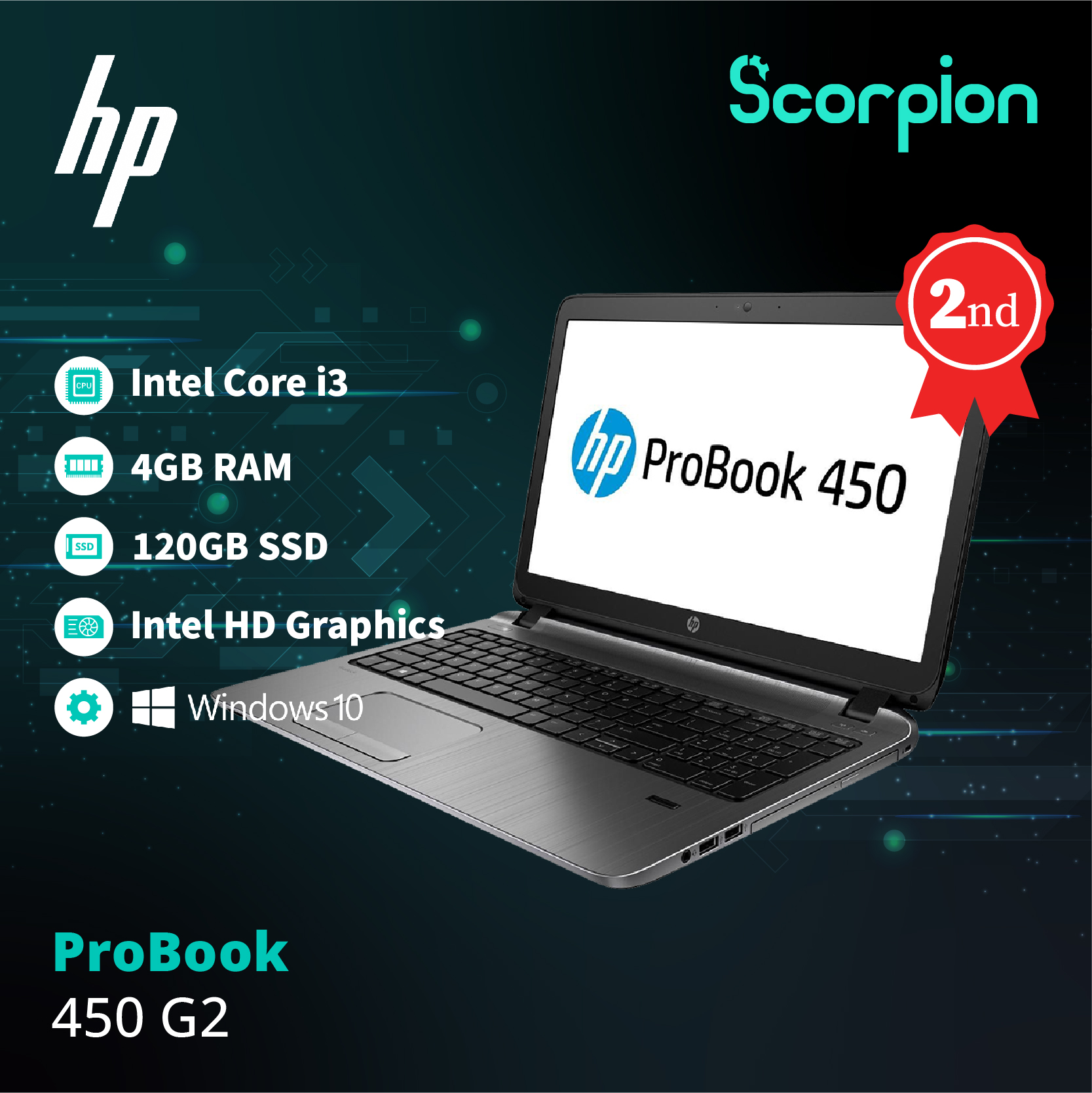 HP Probook 450 G2 2nd Laptop / Notebook | Lazada