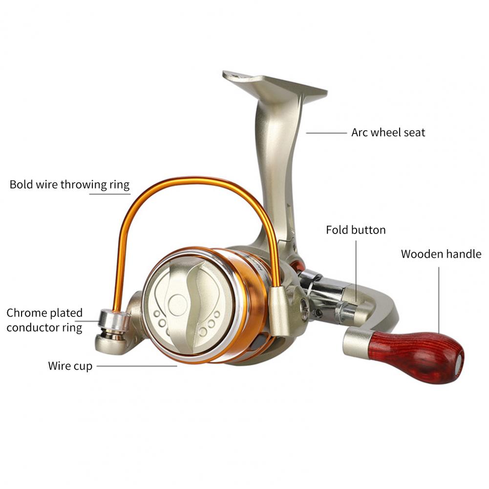 500 Spinning Reel Mini Fishing Reel Max Drag 5-8kg Super More Power ...